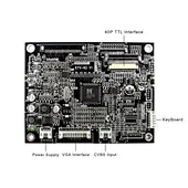 Vga Av Input Rgb Lcd Driver Board Ttl 40 Pin Controller Board